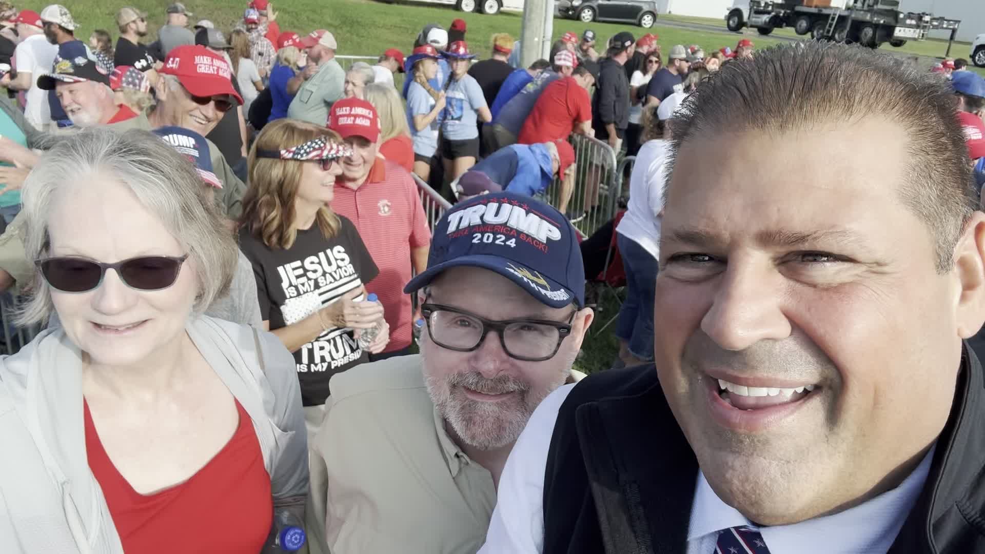 Shared post - DAVE ZERE WITH RAV VIEWERS AT TRUMP/VANCE NC EVENT